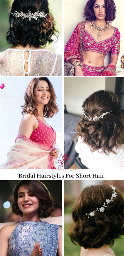 Trending Short Bridal Hairstyles