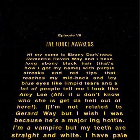 The 19 Best Examples Of The Star Wars Opening Scroll Meme Gallery