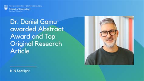 Dr Daniel Gamu Receives Abstract Award And Top Research Article