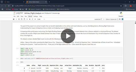 Analyzing Airlines Flight Data With Python For Insights Omkar Kedare