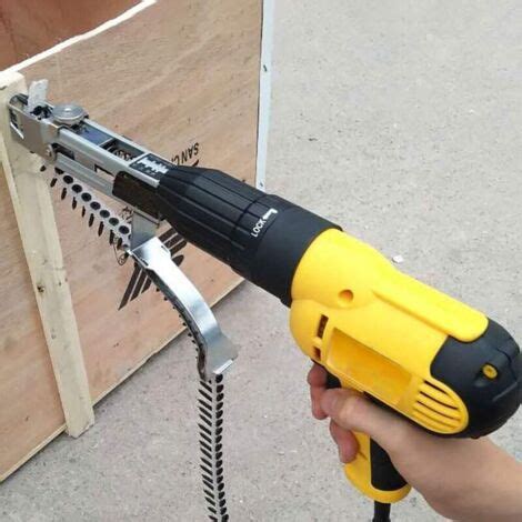 Adaptateur De Pistolet à Chaîne Chargeur à Vis Tournevis à Cloison