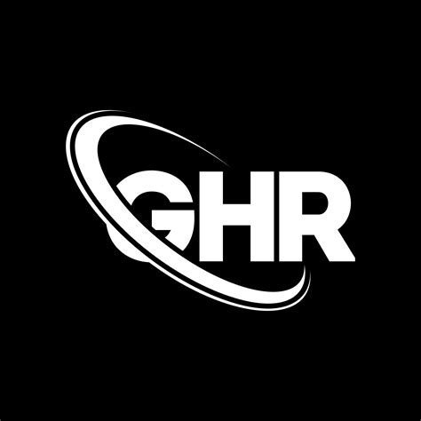 logotipo de ghr letra ghr diseño del logotipo de la letra ghr