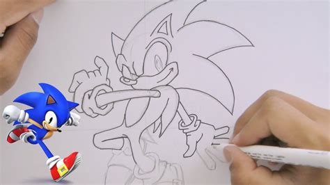 How To Draw Sonic The Hedgehog Easy YouTube