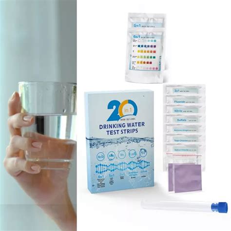Kit Complet De Test De Qualité De Leau Surveillance Pratique Avec 20