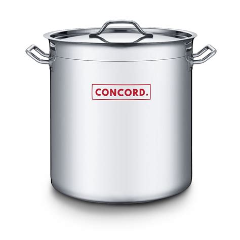 Concord T Series Professional Grade Stainless Steel Stock Pot 40 Qt