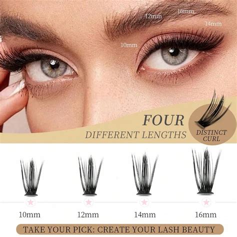 Diy Lash Extension Kit Volume Lash Clusters C Curl Individual Lashes