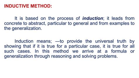 Inductive And Deductive Method Dr Jaganmohana Rao Gurugubelli Ppt