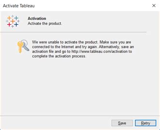 Register And Activate From The User Interface Tableau