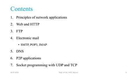 Module 1 Application Layer Ppt