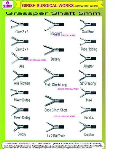 Curved Laparoscopy Graspers 3 Mm At ₹ 1500piece In Mumbai Id 4862333188