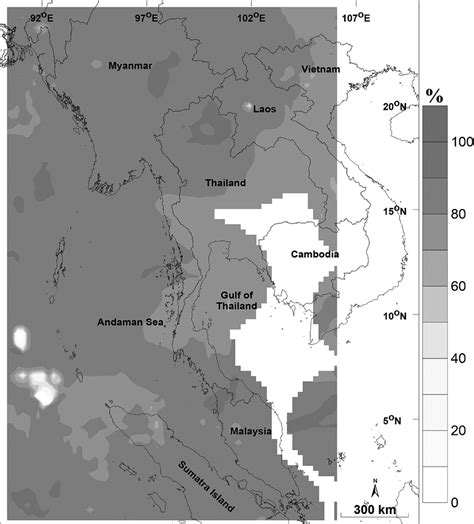 Map Dataset 2 Showing Percentage Of The Consistency Between The Download Scientific Diagram