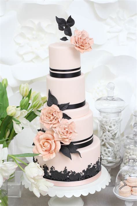 Parisian Bridal Shower Inspiration With Stunning White Wedding Cake