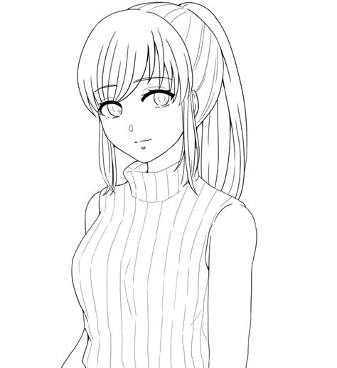 Top More Than 75 Line Art Anime Best Incdgdbentre