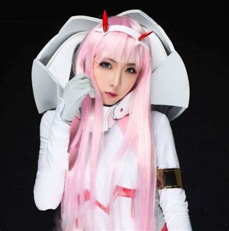 Darling In The Franxx 002 Zero Two White Red Driving Suit Cosplay