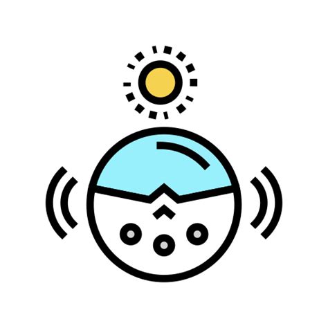 Daylight Sensor Lighting Control Building City Icon Download On