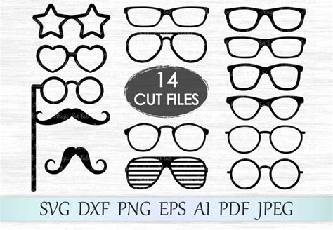 Glasses Svg Glasses Clipart Glasses Svg File