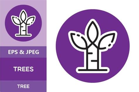 Trees Icon Tree Graphic By Beldonbenediktus · Creative Fabrica
