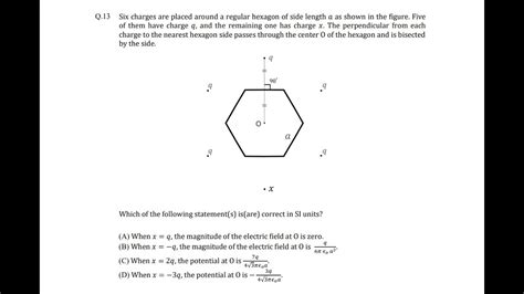 Moderate Level Question On Electrostatics Jee Advanced 2022 Physics