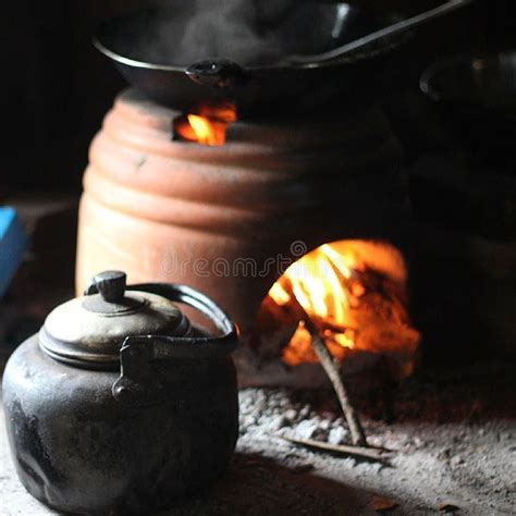 Old Grandma Kitchen Is Superb Stock Image Image Of Woodklins Firewood