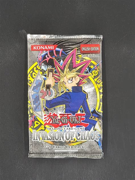 Yu Gi Oh Invasion Of Chaos St Edition Booster Pack Legacy Comics And Cards Trading Card
