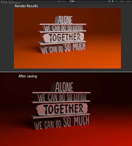 Differences Between Render Results And Saved Renders Im New I Need Help Tutorials Tips And