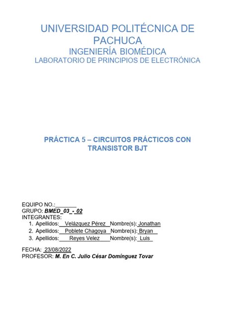 Practica 5 Pdf Diodo Emisor De Luz Condensador