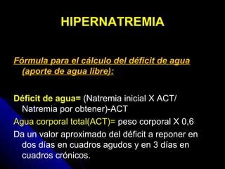 Hipernatremia Ppt