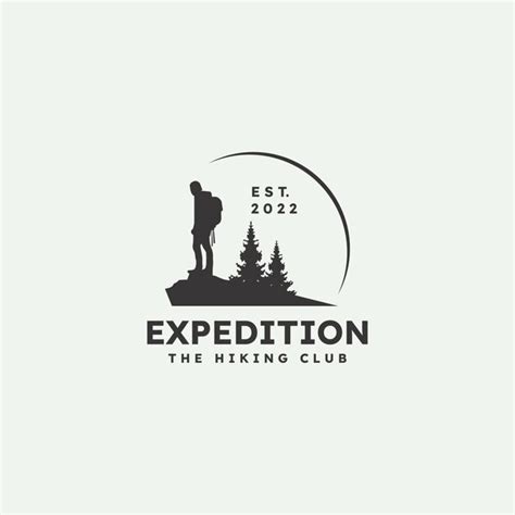 Premium Vector Hiking Outdoor Adventure Logo Vector Design Template