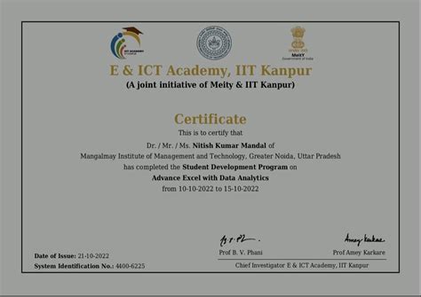 Nitish Mandal On Linkedin Advancedexcel Dataanalytics Iitkanpur