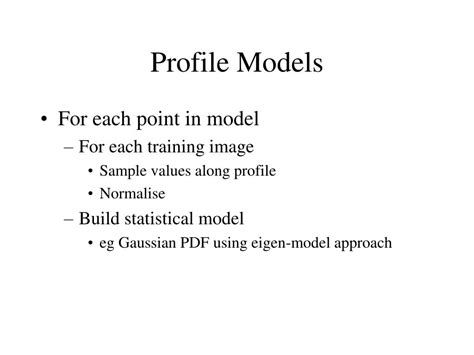 Ppt Active Shape Models Powerpoint Presentation Free Download Id