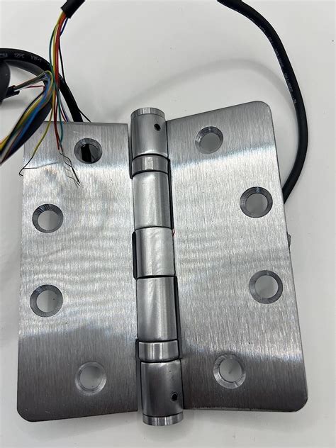 8 Wire Electrified Round Corner Steel Hinge Us26d 45 4 Hinges