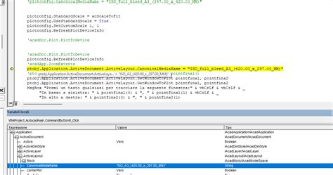 Vba Con Autocad Plot Da Modello Con Modalità Finestra Autodesk Community