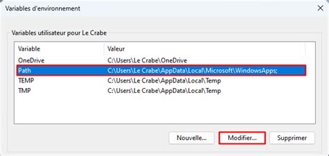 Modifier Le Path De Windows Ajouter Un Dossier Au Path Le Crabe Info