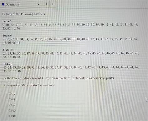 Solved Let Any Of The Following Data Sets Chegg