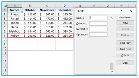How To Create Data Entry Form In Excel Resource