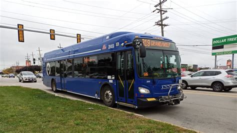 Ride On Pace Bus 2020 New Flyer Xd40 20459 On Rt 319 Grand Avenue To