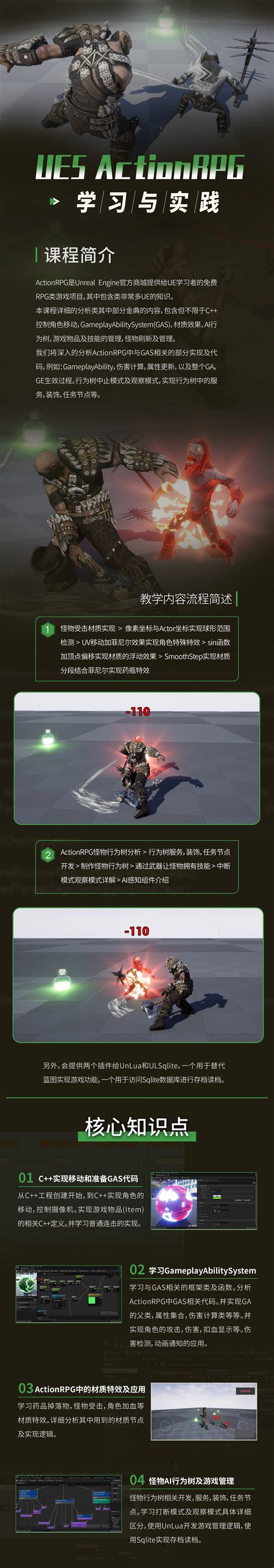 unreal engine5 actionrpg学习与实践 aboutcg视频教程