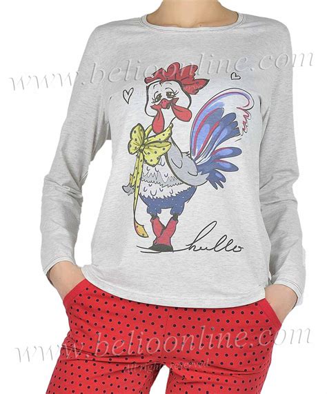 Дамска пижама с дълъг ръкав Affect 6333 По доброто бельо