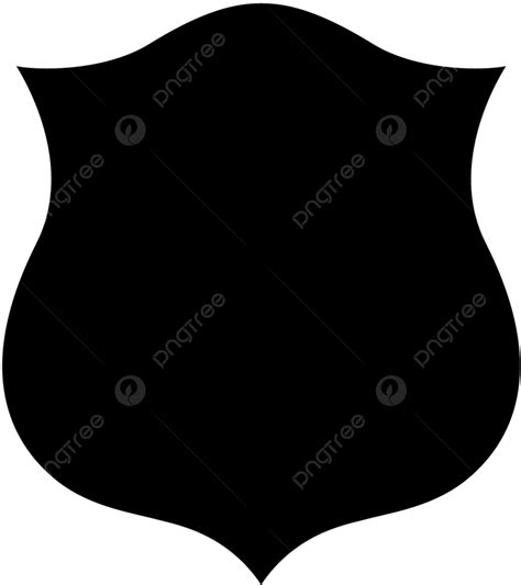 Black Shield Silhouette Transparent Background Shield Black And White