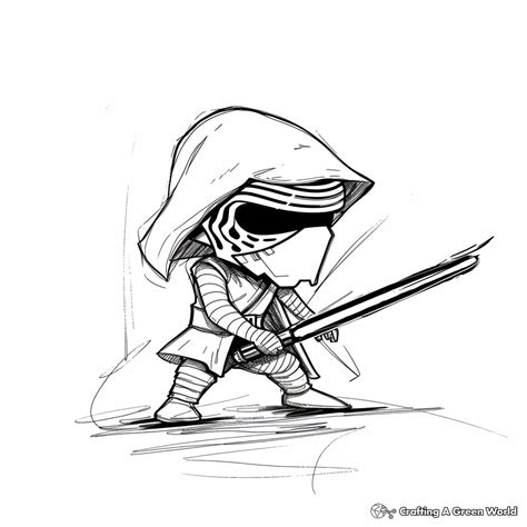 Kylo Ren Coloring Pages Free And Printable