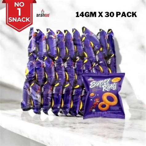 Super Ring Snack Malaysian Favourite 14g X 30 Pack Shopee Malaysia