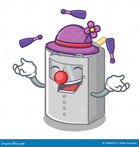 Juggling Motion Sensor Placed Above Character Table Stock Vector
