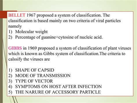 Virusclassification Of Plant Virus In Virus Pptx