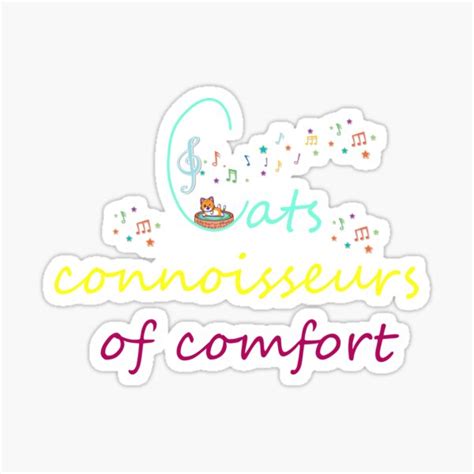 Cats Are Connoisseurs Of Comfort Sticker For Sale By Anasdesi Redbubble