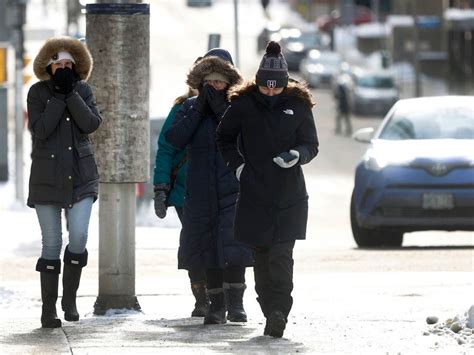 Ottawa Weather Bitter Wind Chill In Store For Winters Arrival