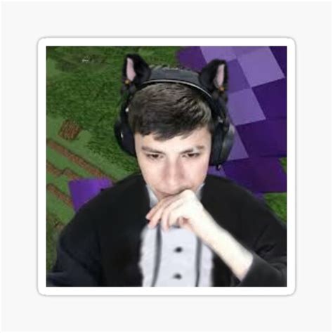 Cat Boy Catboy Georgenotfound Gogy Sticker By Hiccupmk Redbubble