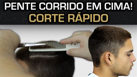 Pente Corrido No Topo Tipos De Cortes De Cabelo RÁpido E FÁcil De Fazer Youtube