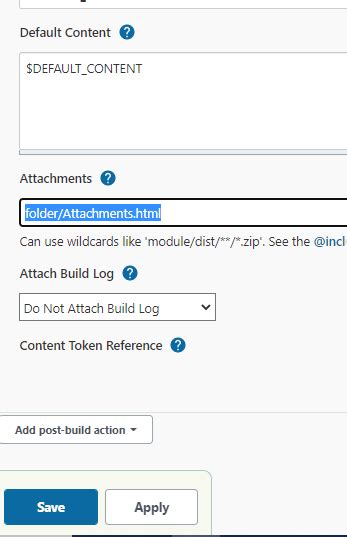 email can jenkins send mail notify with attachment stack overflow