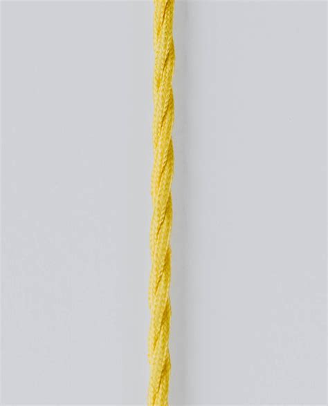 Twisted Fabric Cable Yellow Lighting Accessories Loftmotif