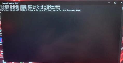 Beammp V2 0 71 [error] Get Failed On Sslconnection R Beammp